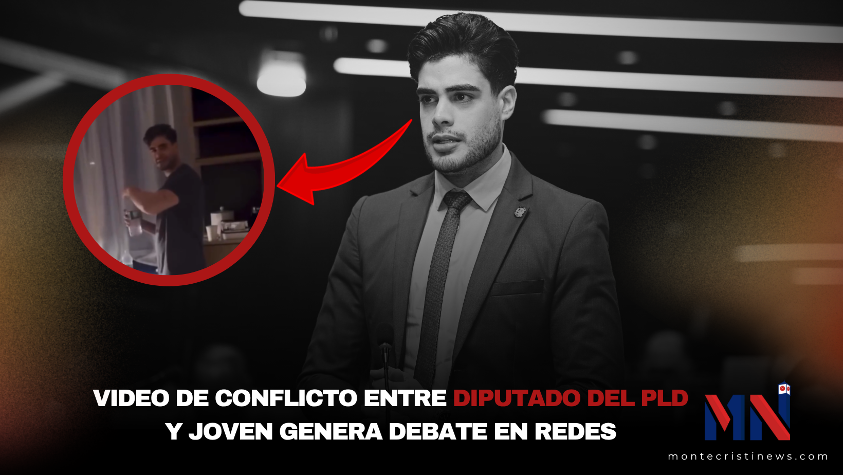 ᐉ Video de conflicto entre diputado del PLD y joven genera debate en redes